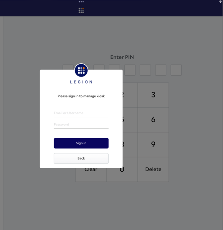 Send Legion Feedback (logs) on Time Clock App – Legion Help Center