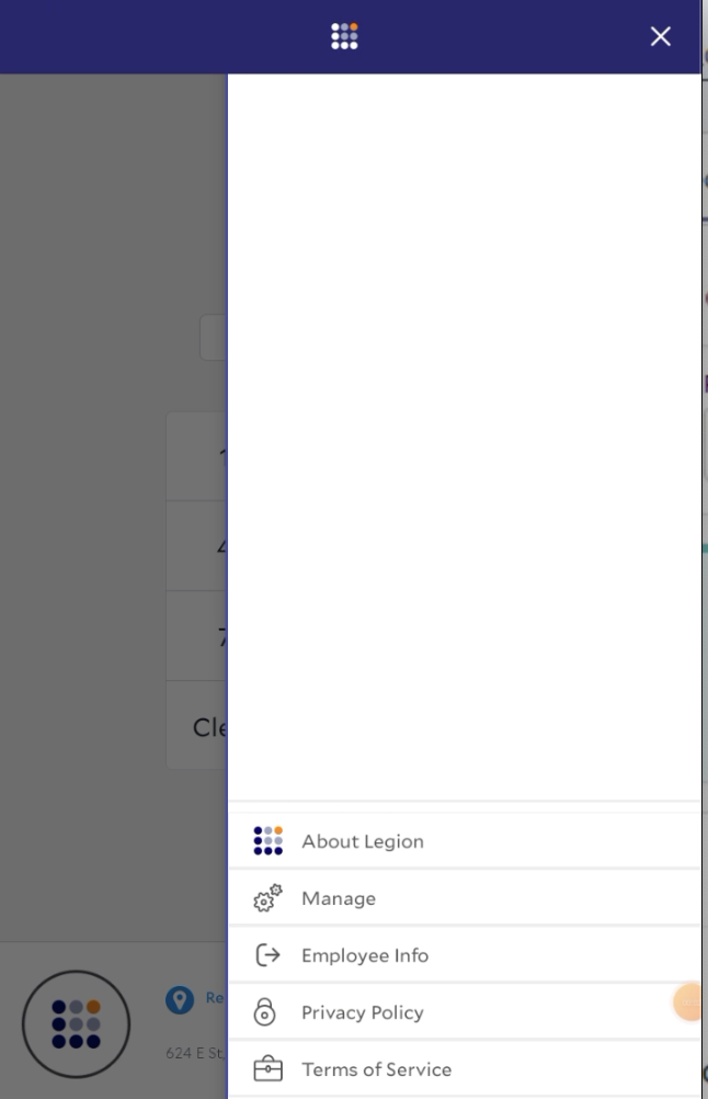 Send Legion Feedback (logs) on Time Clock App – Legion Help Center